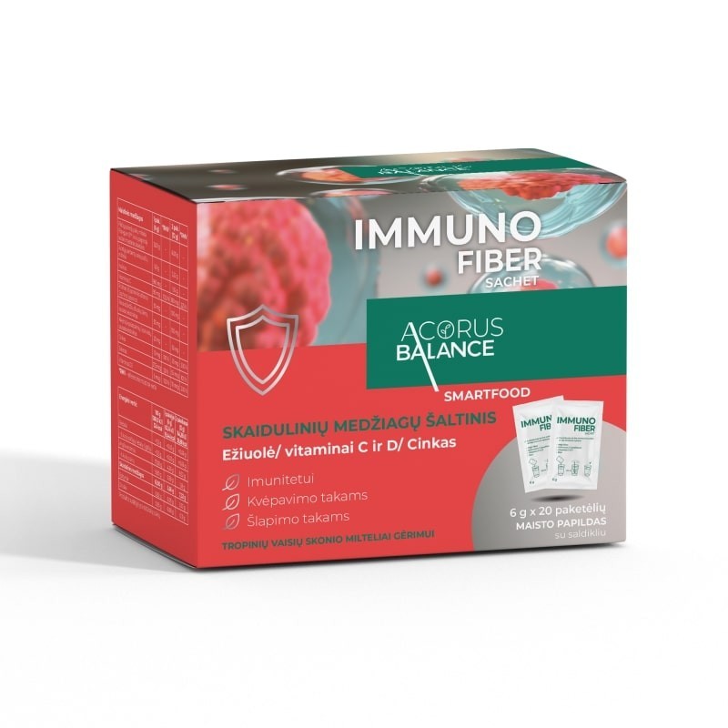 Immuno fiber sachet, 20 gab.