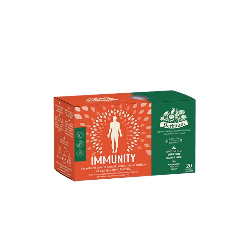 Zāļu tēja Immunity Herbitum | one-life.lv